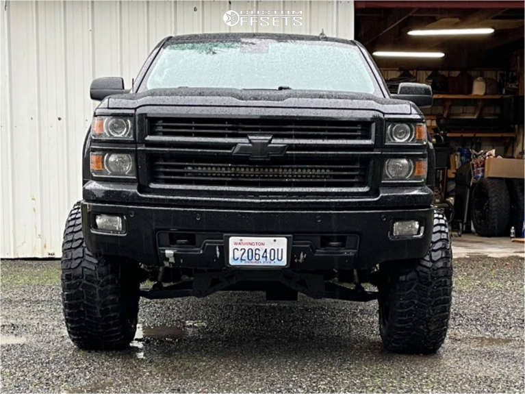 2014 Chevrolet Silverado 1500 with 22x12 -51 ARKON OFF-ROAD Davinci and ...