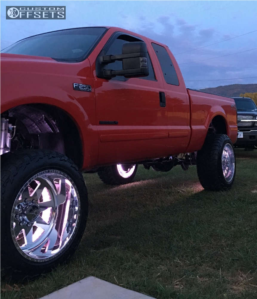 2002 Ford F-250 Super Duty with 22x14 -73 American Force Independence ...