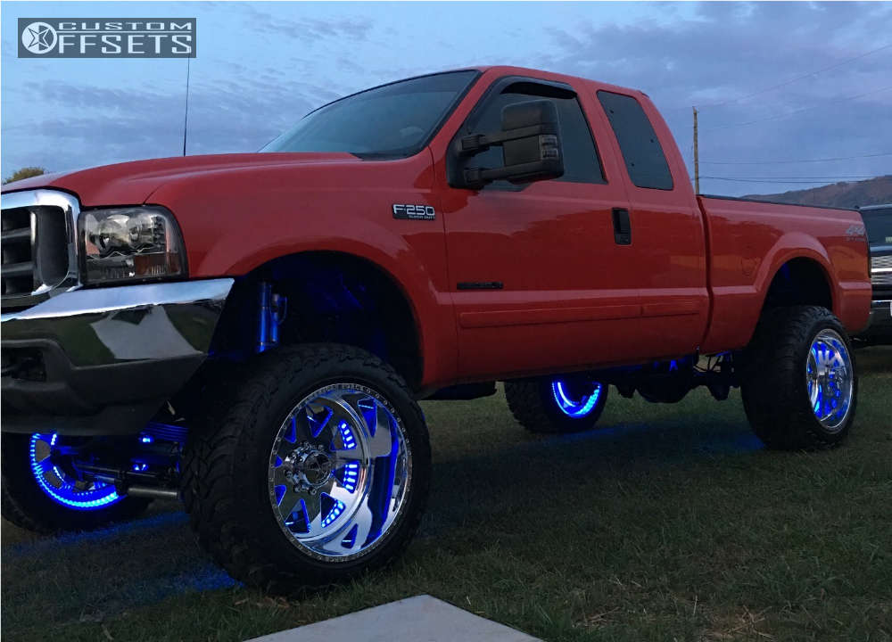 2002 Ford F-250 Super Duty with 22x14 -73 American Force Independence ...