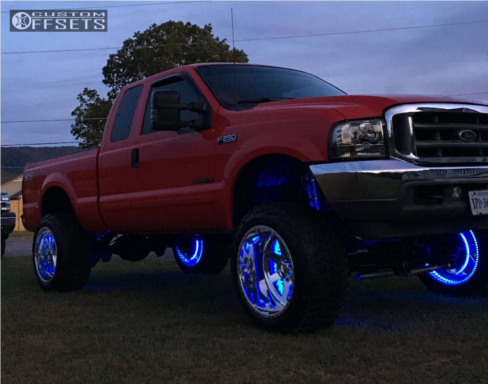 2002 Ford F-250 Super Duty with 22x14 -73 American Force Independence ...