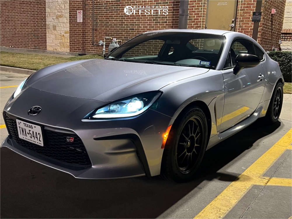 2022 Toyota GR86 with 17x8 40 Konig Hypergram and 235/45R17 Continental ...