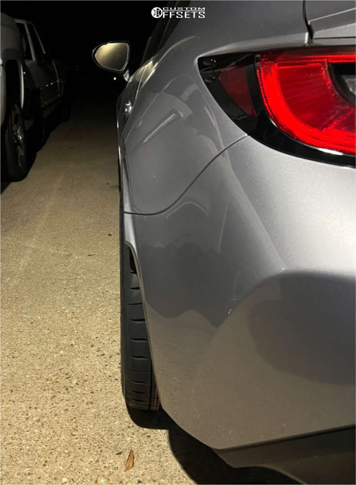 2022 Toyota GR86 with 17x8 40 Konig Hypergram and 235/45R17 Continental ...