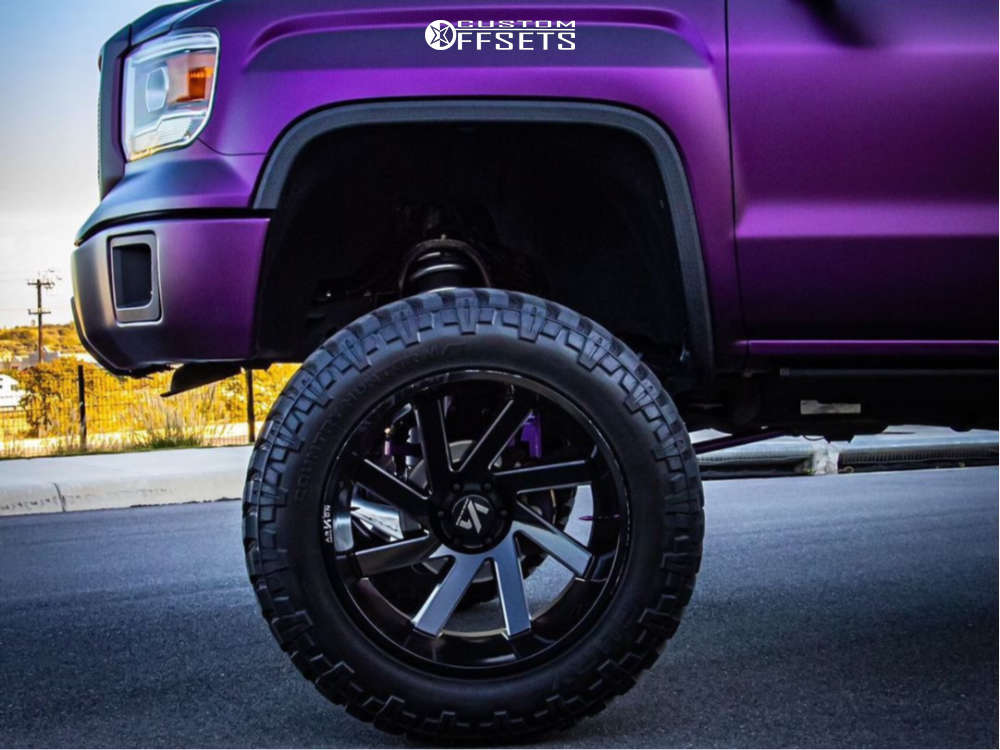 2015 GMC Sierra 1500 with 24x14 -81 ARKON OFF-ROAD Lincoln and 40/15 ...