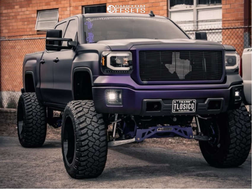 2015 GMC Sierra 1500 with 24x14 -81 ARKON OFF-ROAD Lincoln and 40/15 ...