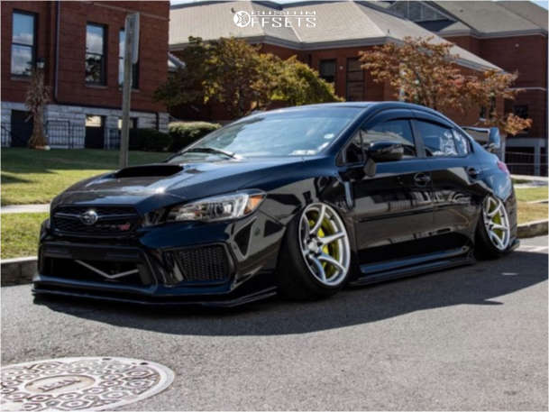 2019 Subaru WRX STI with 18x10.5 12 Kansei Tandem and 225/40R18 Toyo Tires Extensa A/S II and ...