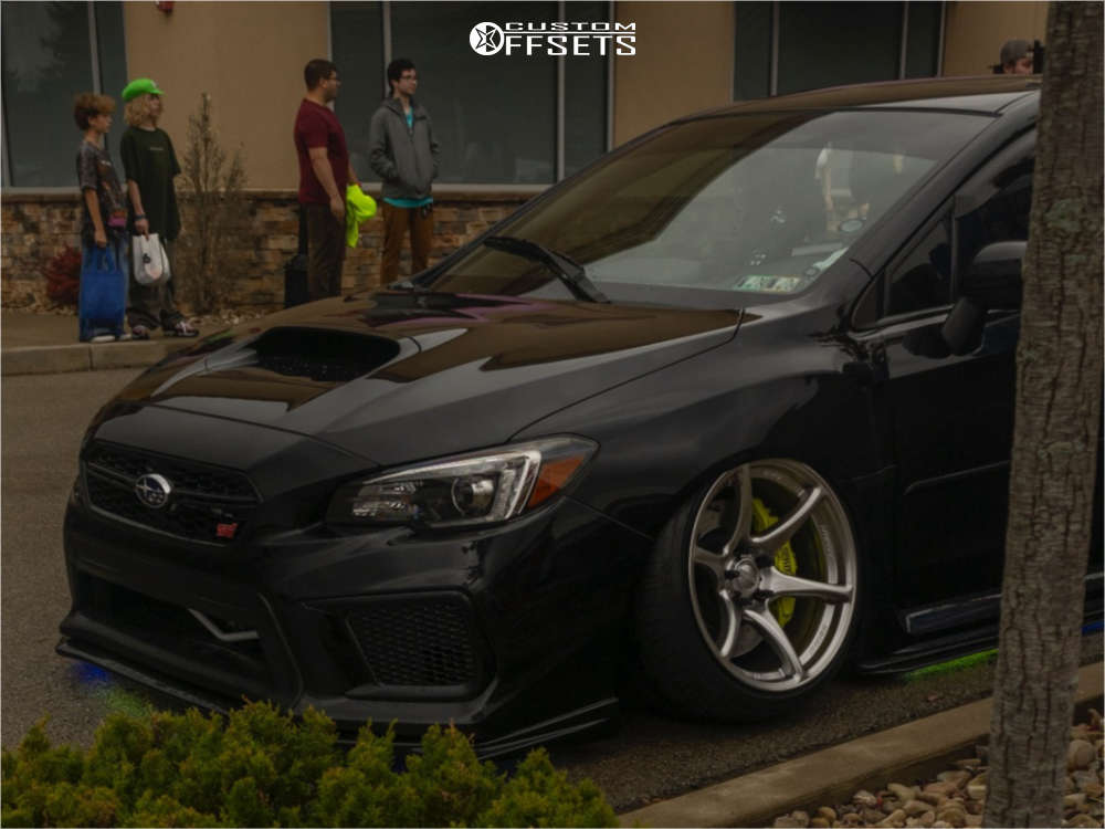 2019 Subaru WRX STI with 18x10.5 12 Kansei Tandem and 225/40R18 Toyo ...