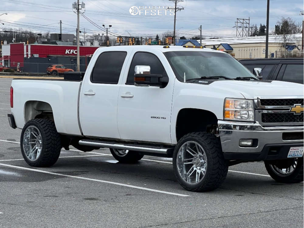 2012 Chevrolet Silverado 2500 HD with 22x12 -51 ARKON OFF-ROAD Davinci ...