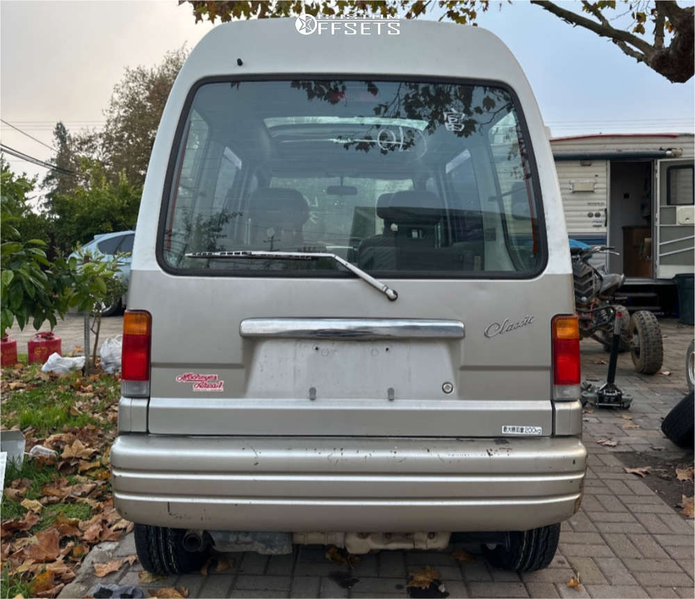 1998 Subaru Sambar with 15x6.5 38 MST Mt40 and 195/45R15 Toyo Tires ...