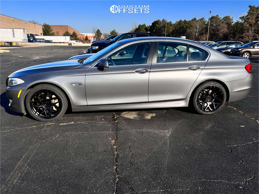 2012 BMW 535i with 19x8.5 35 Aodhan Aff2 and 245/40R19 Lexani Lx-twenty ...