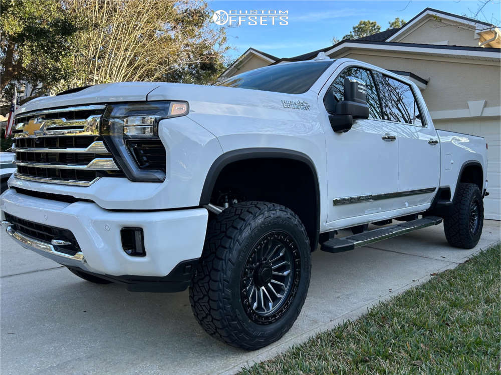 2024 Chevrolet Silverado 2500 HD with 20x10 -19 TIS 556ab and 35/11 ...