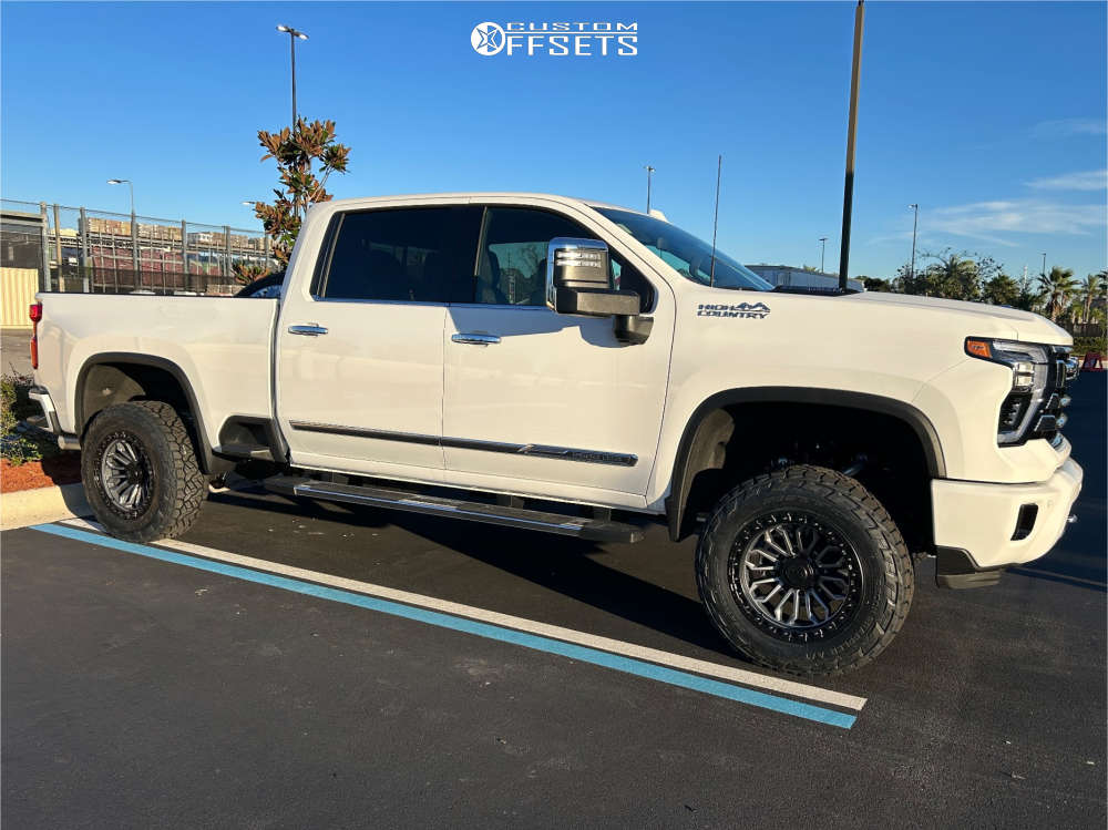 2024 Chevrolet Silverado 2500 HD with 20x10 -19 TIS 556ab and 35/11 ...