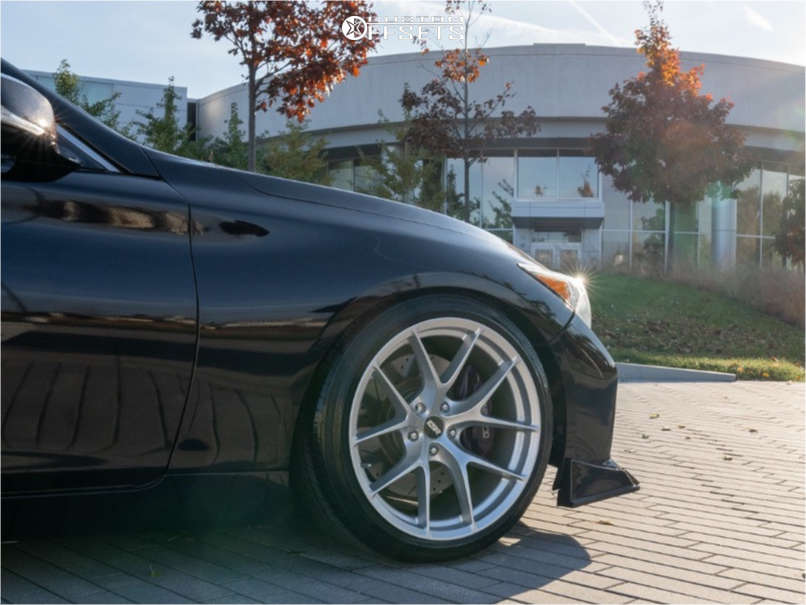 2015 INFINITI Q50 with 19x10.5 22 ESR Rf2 and 245/40R19 Vercelli Strada ...