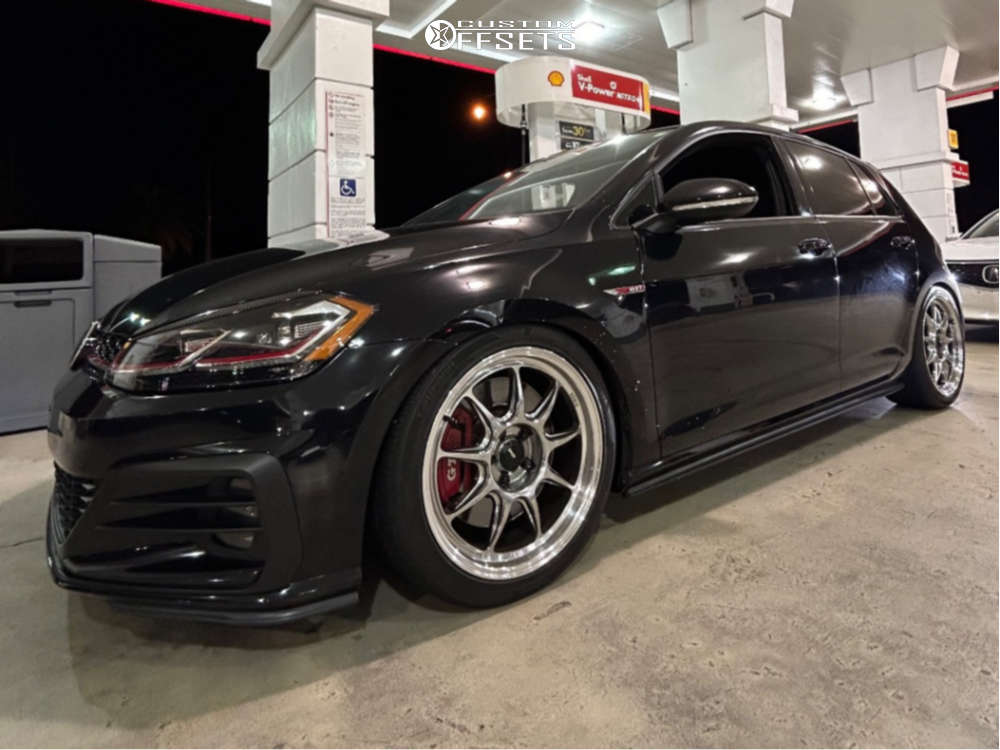 2020 Volkswagen GTI with 18x8.5 43 Konig Countergram and 235/40R18 ...