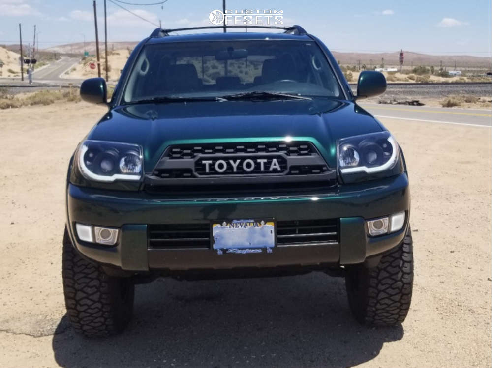 2003 Toyota 4Runner with 17x9 1 Fuel Blitz and 285/70R17 Maxxis Razr AT ...