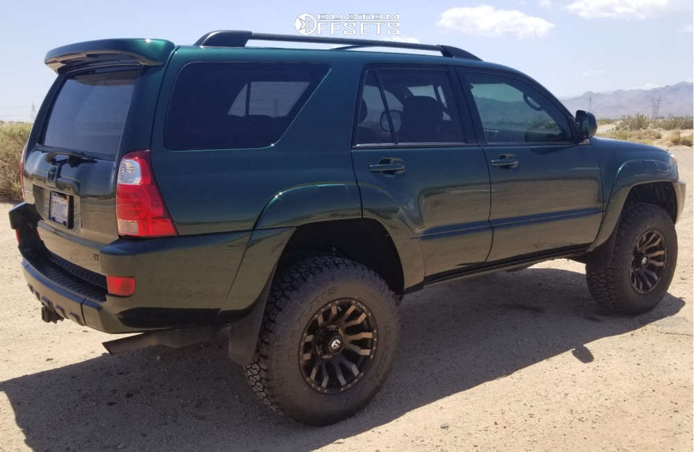 2003 Toyota 4Runner with 17x9 1 Fuel Blitz and 285/70R17 Maxxis Razr AT ...