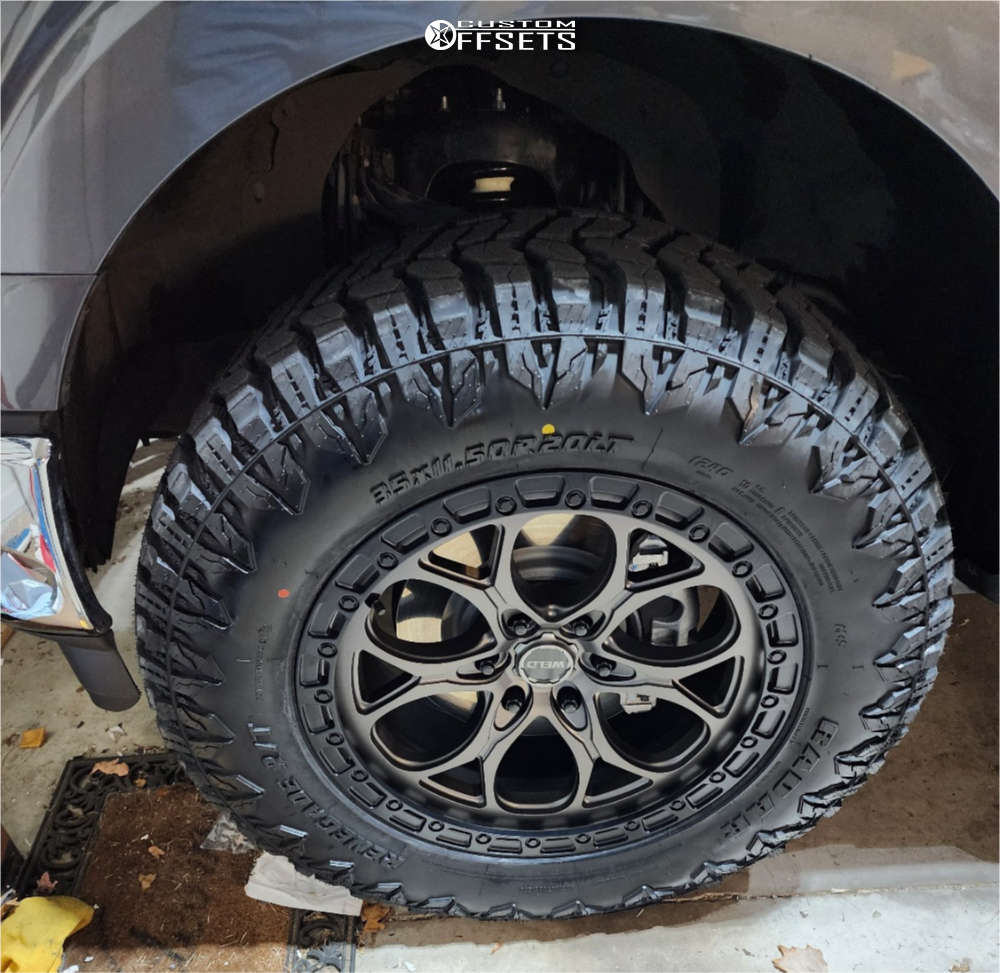 2021 Ford F-150 with 20x9 18 Weld Ledge 6 and 35/11.5R20 Radar Renegade ...