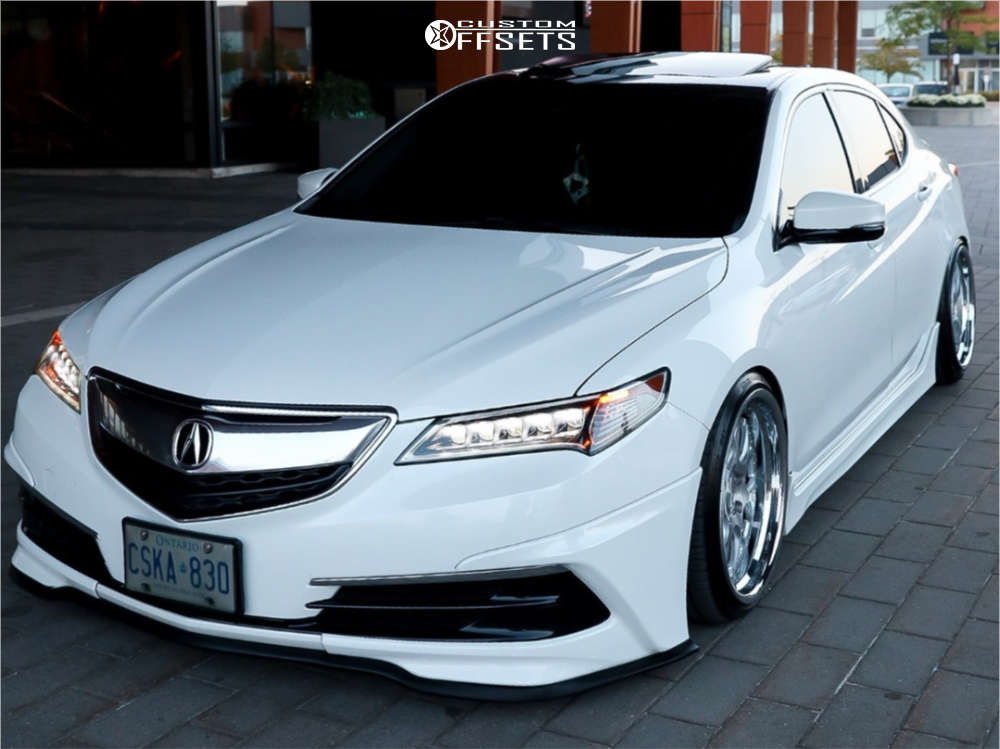 2015 Acura TLX with 19x9.5 18 Rennen Csl-2 and 225/35R19 Zeta Alventi ...