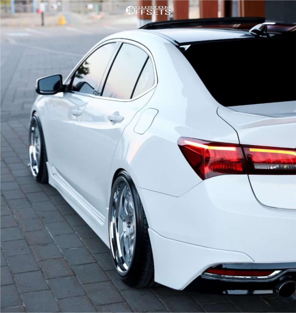 2015 Acura TLX with 19x9.5 18 Rennen Csl-2 and 225/35R19 Zeta Alventi ...
