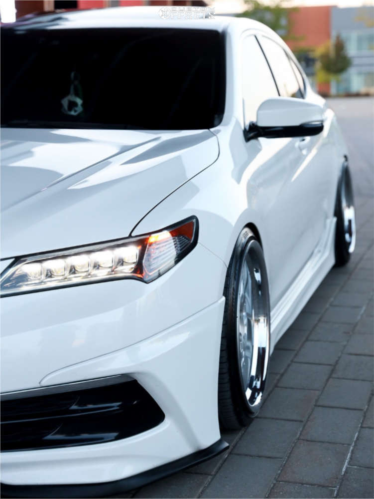 2015 Acura TLX with 19x9.5 18 Rennen Csl-2 and 225/35R19 Zeta Alventi ...