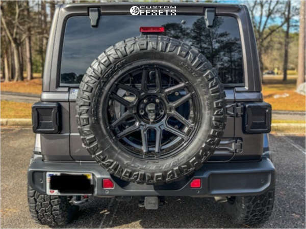 2018 Jeep Wrangler with 20x10 -19 Alloy Ion Style 146 and 35/11.5R20 ...