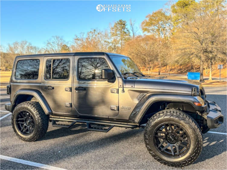 2018 Jeep Wrangler with 20x10 -19 Alloy Ion Style 146 and 35/11.5R20 ...