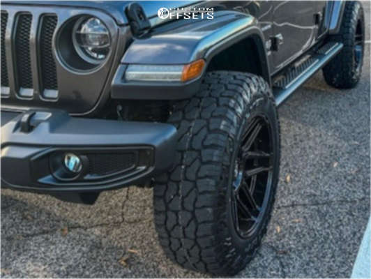 2018 Jeep Wrangler with 20x10 -19 Alloy Ion Style 146 and 35/11.5R20 ...