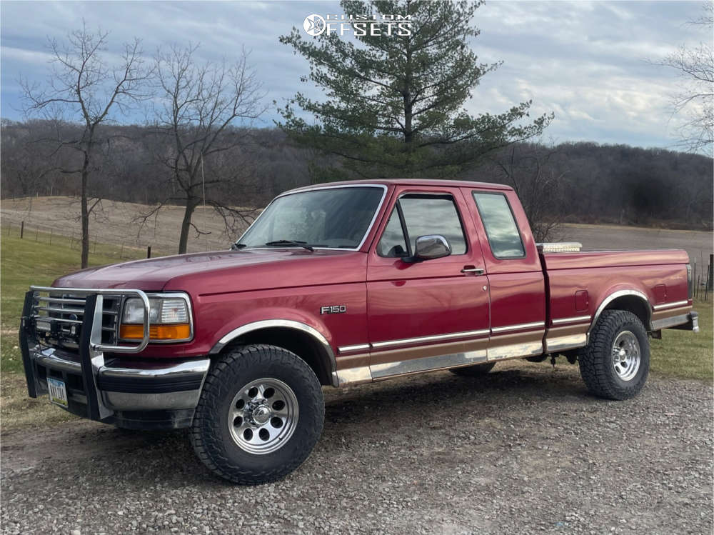1995 Ford F-150 with 15x8 -27 Alloy Ion Style 171 and 31/10.5R15 Falken ...