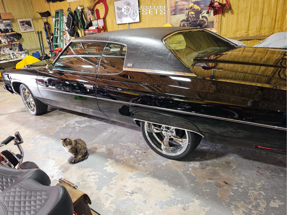 1973 Chevrolet Caprice with 20x8 0 Rev Classic 100 and 255/35R20 Falken ...