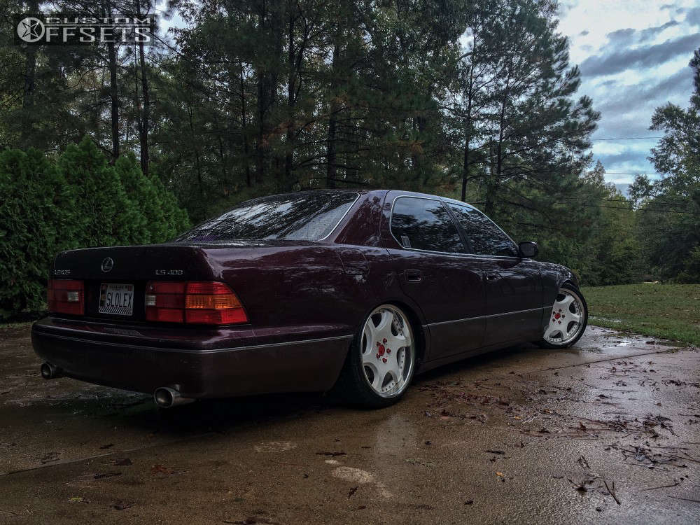 2000 Lexus LS400 with 19x9 38 Weds Bazreia and 225/35R19 Kumho Ecsta ...