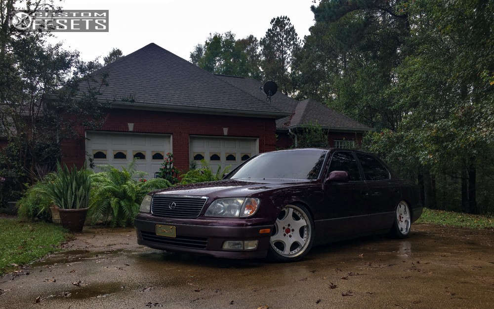 2000 Lexus LS400 with 19x9 38 Weds Bazreia and 225/35R19 Kumho Ecsta ...
