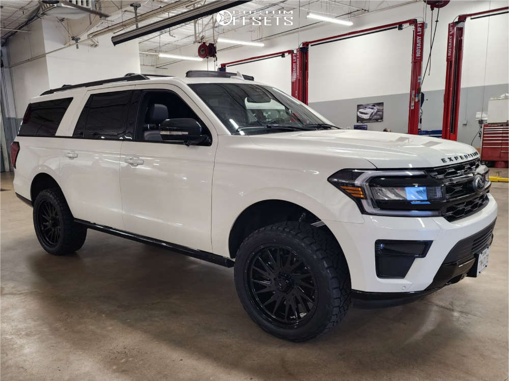 2023 Ford Expedition with 20x10 -19 TIS 547b and 33/12.5R20 Nitto Recon ...