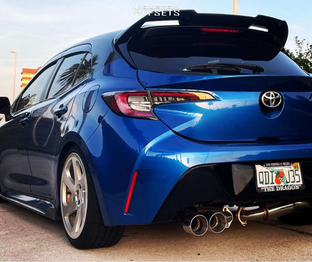 2021 Toyota Corolla with 18x8.5 35 3SDM 0.06 and 225/40R18 Achilles ATR ...