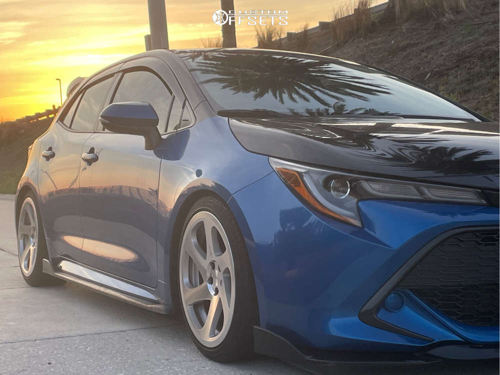 2021 Toyota Corolla with 18x8.5 35 3SDM 0.06 and 225/40R18 Achilles ATR ...