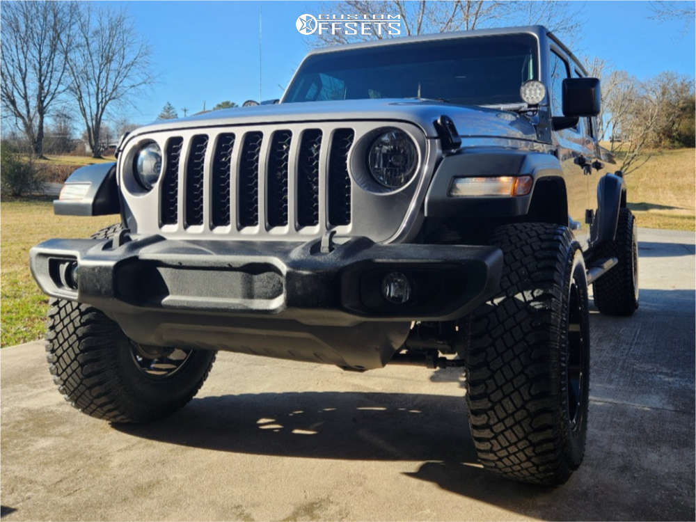 2020 Jeep Gladiator with 18x9 -12 Vision Rocker and 295/70R18 Atturo ...
