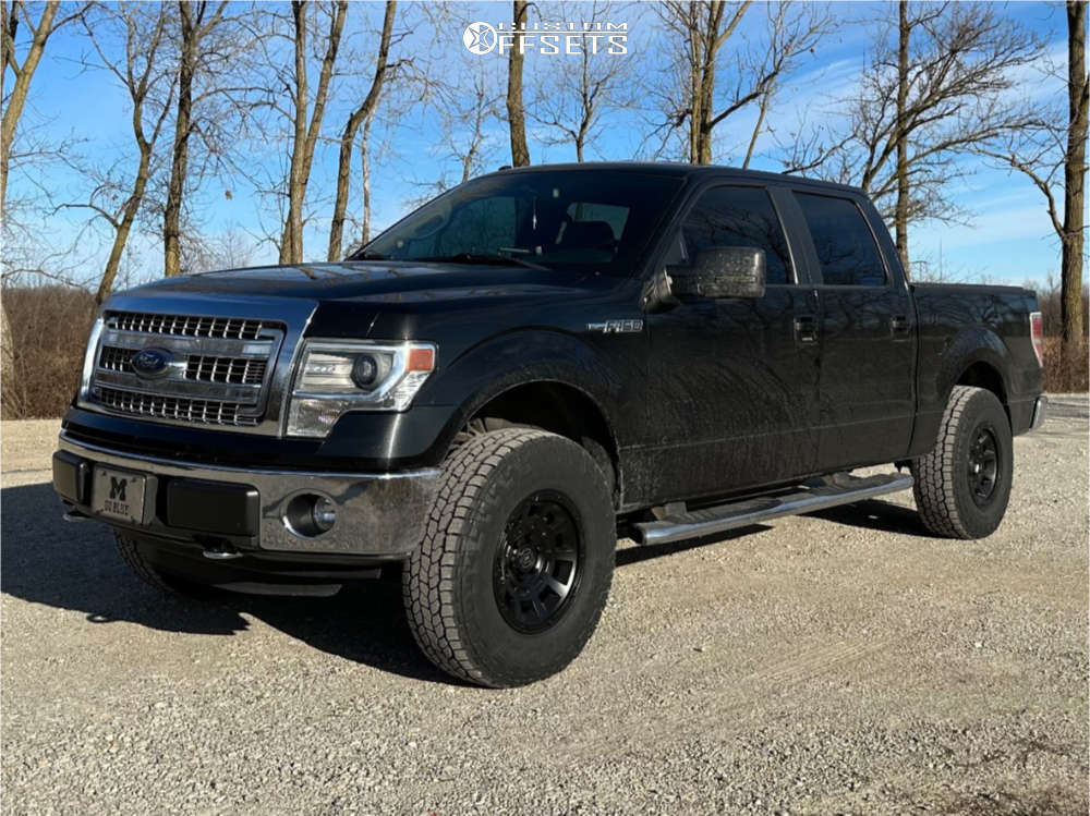 2014 Ford F-150 with 17x8.5 6 Icon Alloys Thrust and 285/75R17 Cooper ...