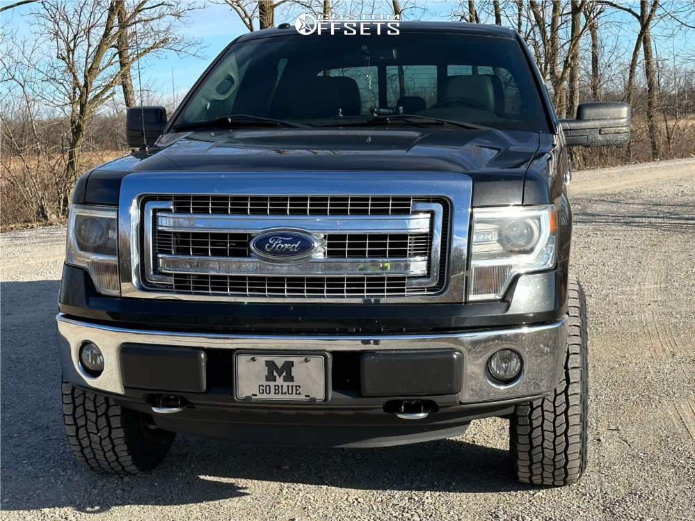 2014 Ford F-150 with 17x8.5 6 Icon Alloys Thrust and 285/75R17 Cooper ...