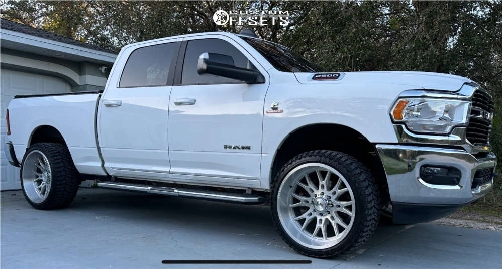 2021 Ram 2500 with 24x12 -44 Axe Offroad Atlas and 33/12.5R24 Radar ...