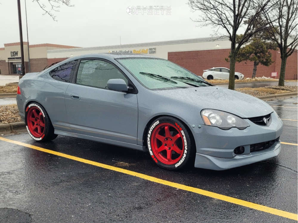 2003 Acura RSX with 17x8 35 9SiX9 Six-1 and 235/45R17 Nitto Motivo and ...