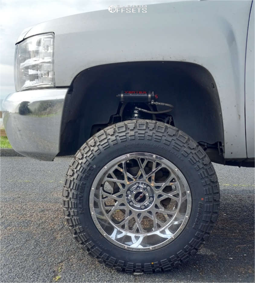 2013 Chevrolet Silverado 1500 with 20x12 -51 Vision Rocker and 35/12 ...