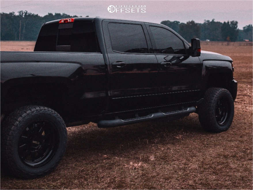 2018 Chevrolet Silverado 2500 HD with 20x10 -18 Weld Off-Road Stealth ...