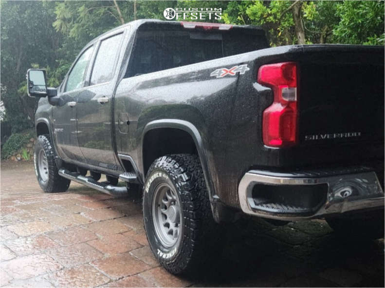 2022 Chevrolet Silverado 2500 HD with 17x9 -12 Raceline Rogue and 35/12 ...
