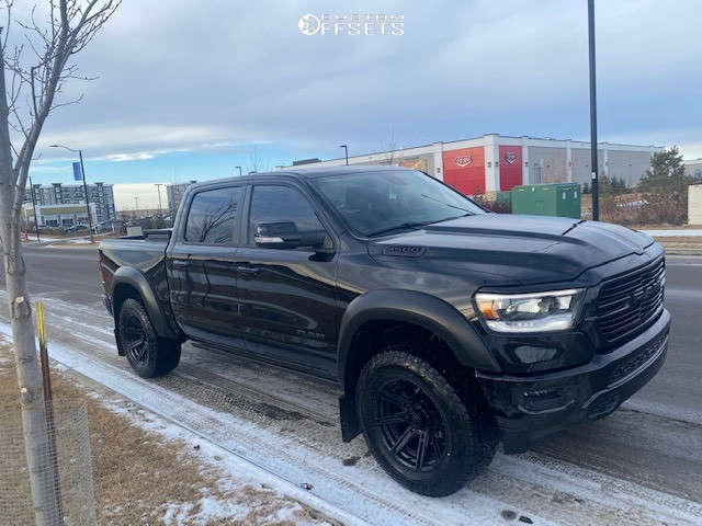 2020 Ram 1500 with 20x10 -18 Fuel Rogue and 35/12.5R20 Falken WildPeak ...