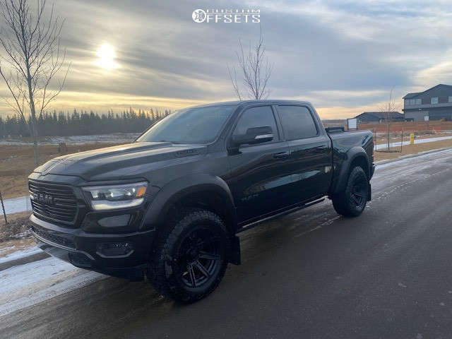 2020 Ram 1500 with 20x10 -18 Fuel Rogue and 35/12.5R20 Falken WildPeak ...