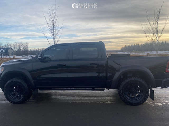 2020 Ram 1500 with 20x10 -18 Fuel Rogue and 35/12.5R20 Falken WildPeak ...