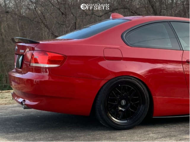2008 BMW 335i with 18x8.5 30 ESR Cr1 and 235/30R18 Nitto NT555 G2 and ...