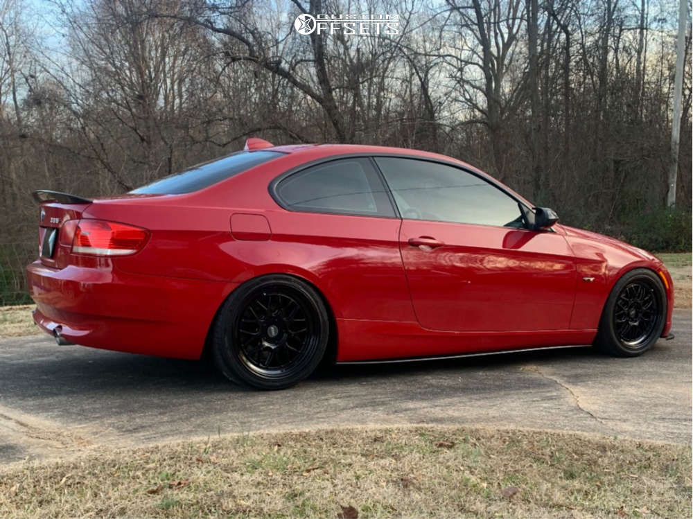 2008 BMW 335i with 18x8.5 30 ESR Cr1 and 235/30R18 Nitto NT555 G2 and ...