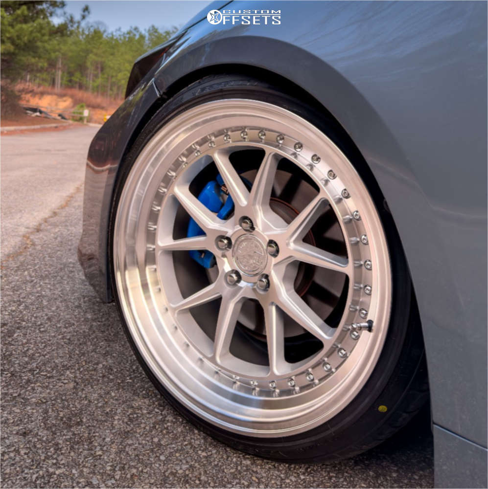 2021 Toyota Corolla with 18x9.5 35 Aodhan Ds08 and 215/40R18 Vercelli Strada Ii and Coilovers ...