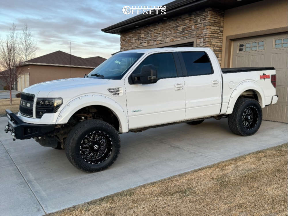 2014 Ford F-150 with 20x10 -25 TIS 544bm and 35/12.5R20 Toyo Tires Open ...