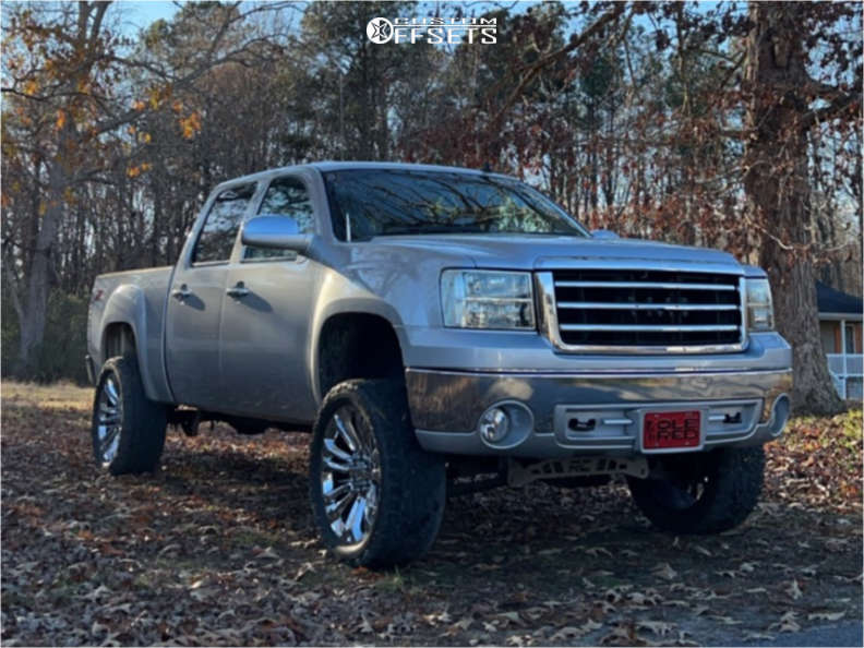 2012 GMC Sierra 1500 with 22x9 24 OE Revolution 158 and 33/12.5R22 Toyo ...