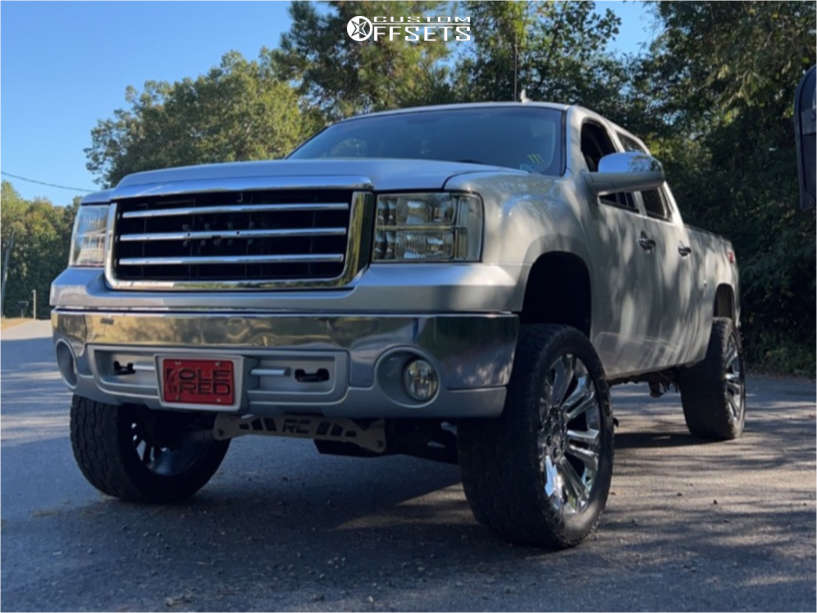 2012 GMC Sierra 1500 with 22x9 24 OE Revolution 158 and 33/12.5R22 Toyo ...